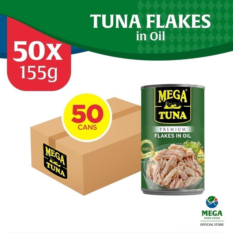 Mega Tuna Flakes In Oil Easy Open Can 155G By 50'S Bundle Negosyo ...