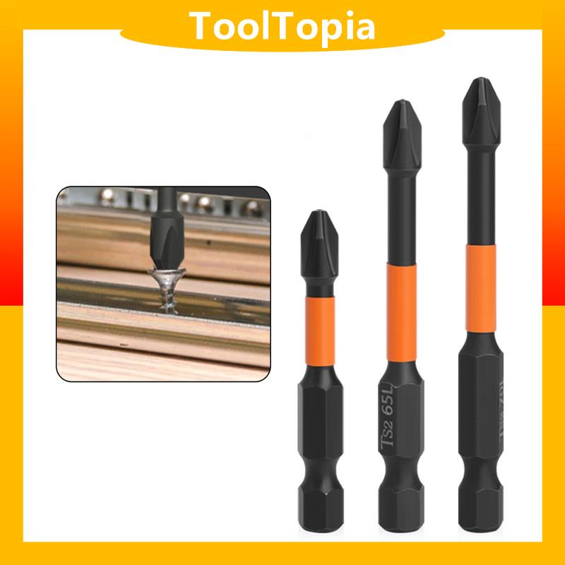 ToolTopia｜Magnetic Screwdriver Bit Set S2 Alloy Steel Screwdriver ...
