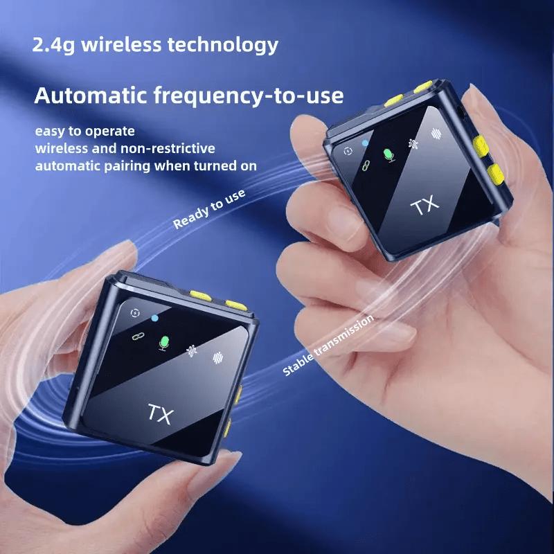 2-in-1 Lavalier Microphone, Square Microphone, USB Type-C ...