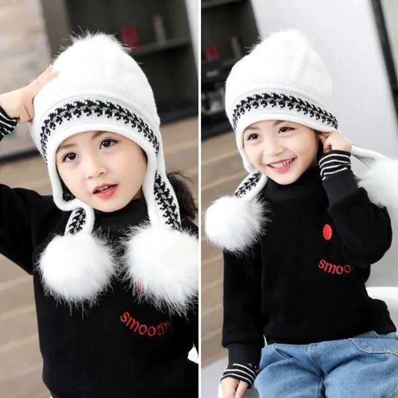 Topi rajutan dengan bawal besar untuk kanak-kanak, topi mewa - TikTok ...