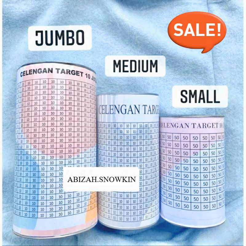 [UKURAN JUMBO] CELENGAN TARGET JUMBO VIRAL 5K TARGET 10 JUTA - Shop ...
