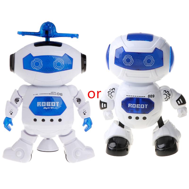 Electronic Walking Dancing Robot Toys With Music Lightening For ...