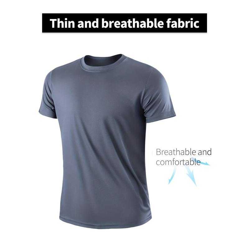 [Ultralight Quick Drying T-Shirt] Ultralight Men's Crew Neck - TikTok Shop