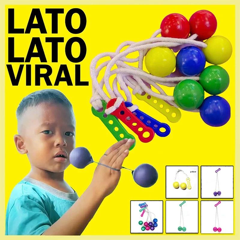 🥭 Lato Lato Clackers Balls Childhood Game Traditional Toy Bola - TikTok ...