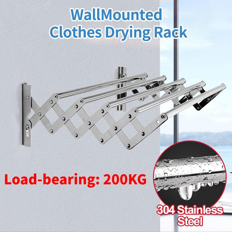 Sampayan Foldable Stainless Foldable Wall Mounted Clothes Drying ...