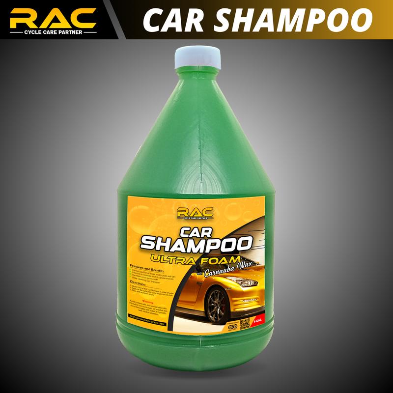 RAC Car/Motorcycle/Bike 1 Gallon Premium Shampoo Ultra Foam - TikTok ...