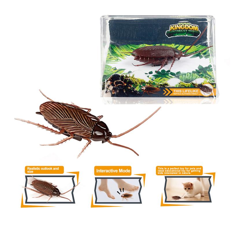Remote Control Realistic Fake Cockroach Rc Toy Prank Insects Roach Gift ...