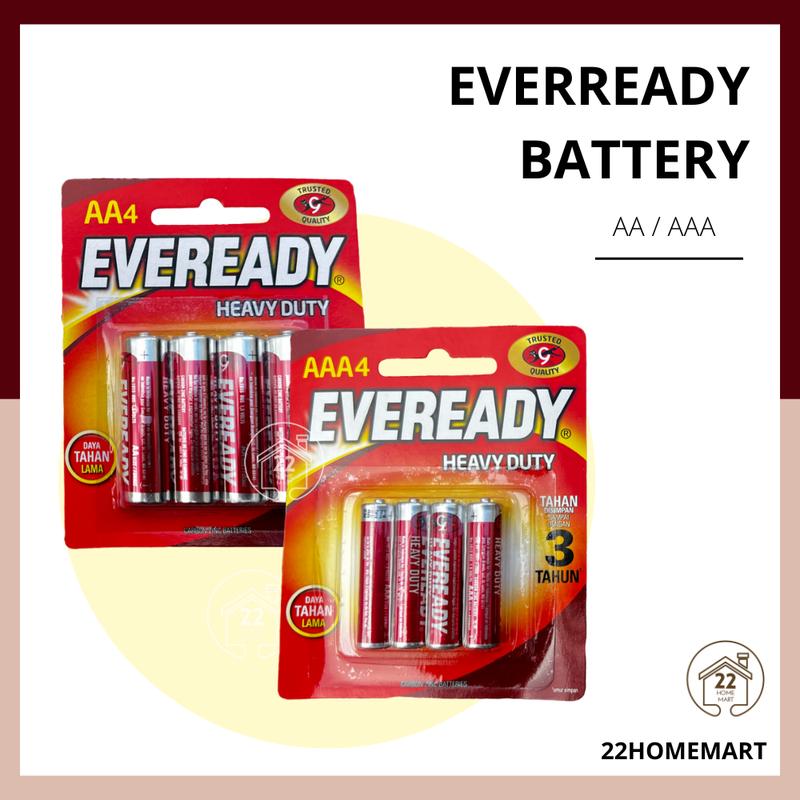 【EVEREADY】Battery AA / AAA Battery 4PCS/card - TikTok Shop Malaysia