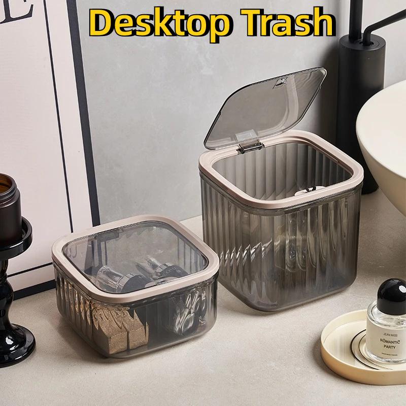 Desktop Trash Mini Dustbin Household Student Dormitory Storage - TikTok ...