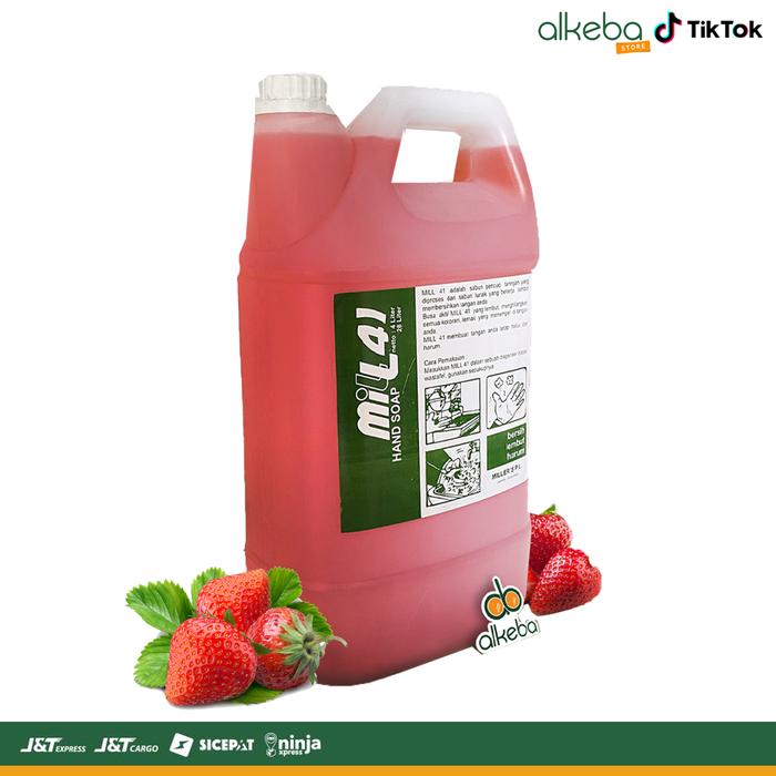 Promo MILL - 41 Handsoap Strawberry 4 Liter - Sabun Cuci Tangan Mill 4 ...