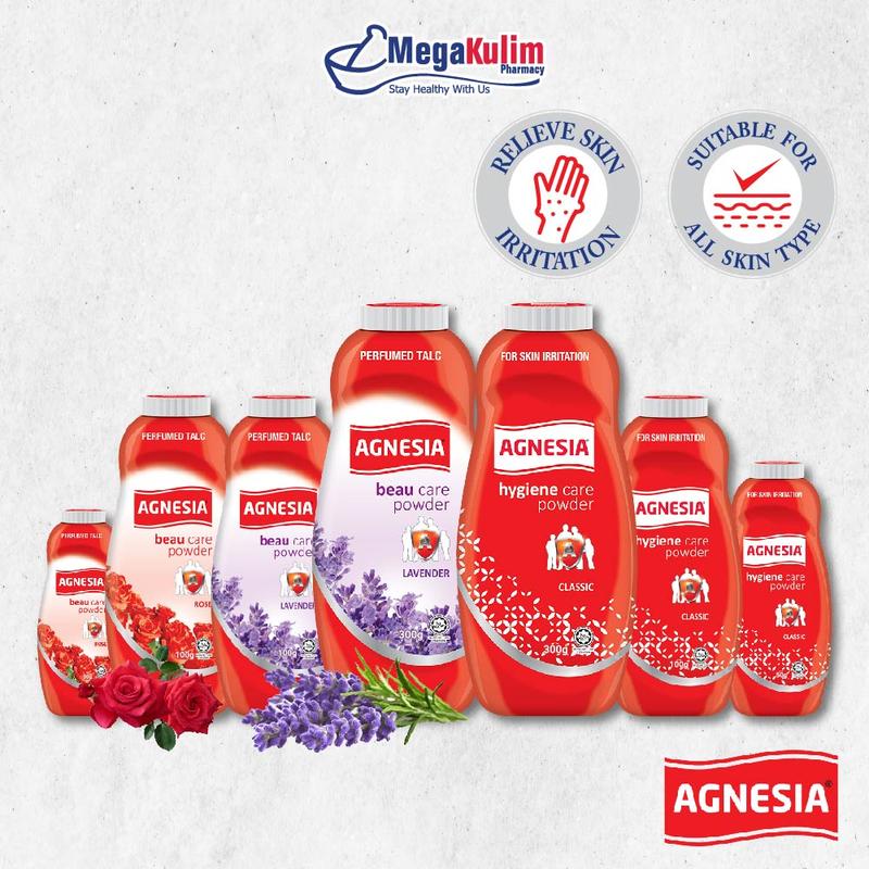 Agnesia Antibacterial Powder (Classic / Lavender / Rose) - TikTok Shop ...