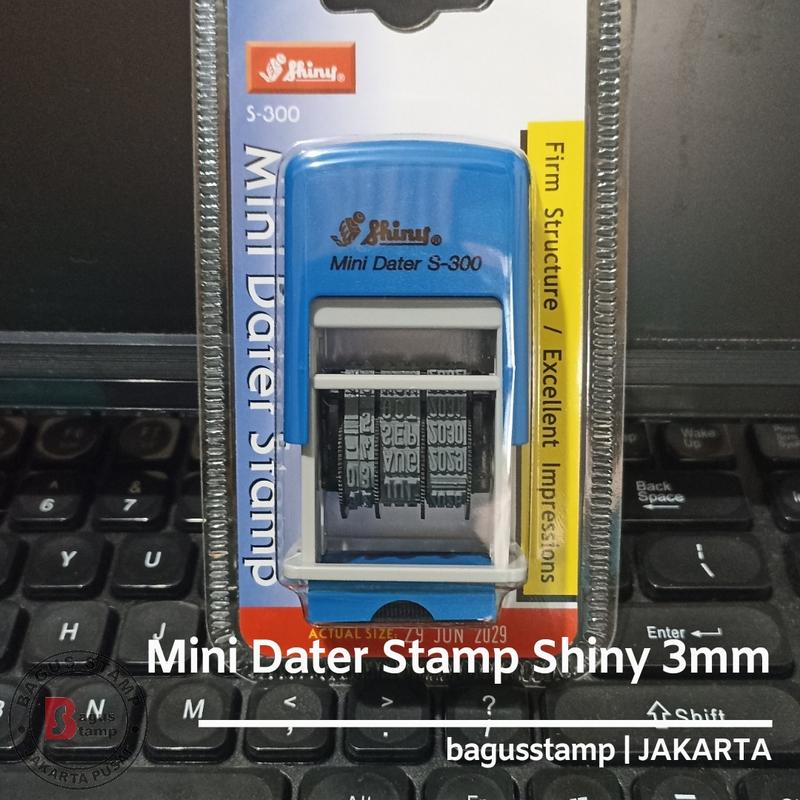Stempel Tanggal / Dater Otomatis Shiny S300 S 300 ( Mini Dater - Shop ...