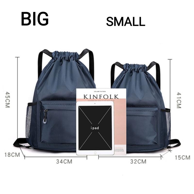 Beg Belakang Sukan Simple Outdoor Double Shoulder Rucksack Simple Solid ...