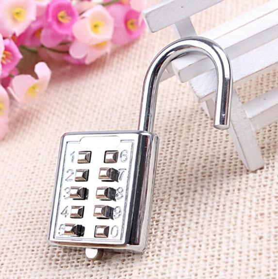 Push Button Combination Padlock Security Number Lock For Doors - TikTok ...