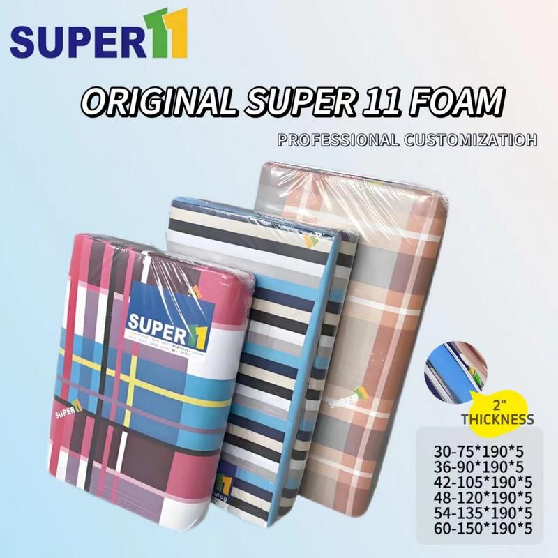 2 / 4 inches 100% Original SUPER11 Foam Mattress with Cover - TikTok ...