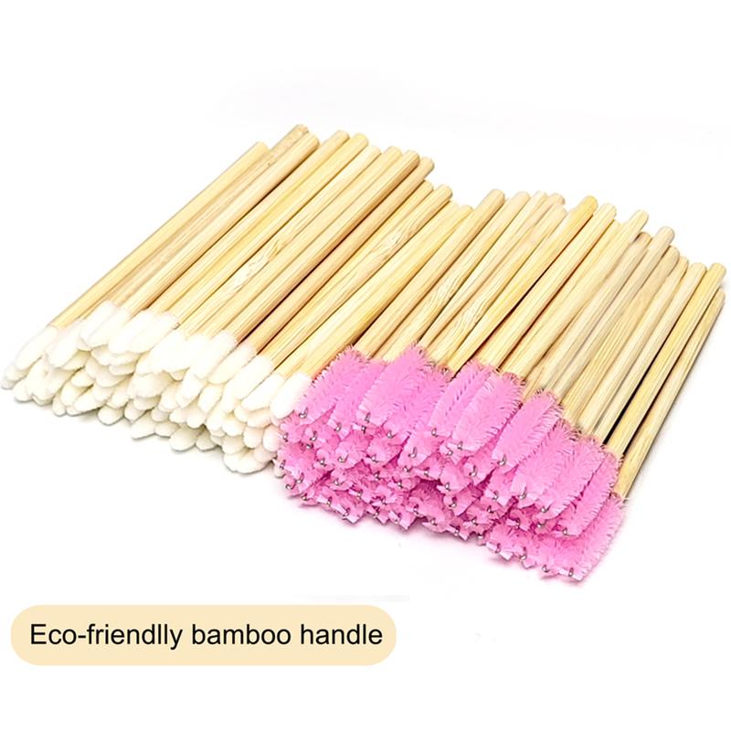 Eyelash Brush Bamboo Mascara Wands For Eyebrow and Eyelash Spoolies ...