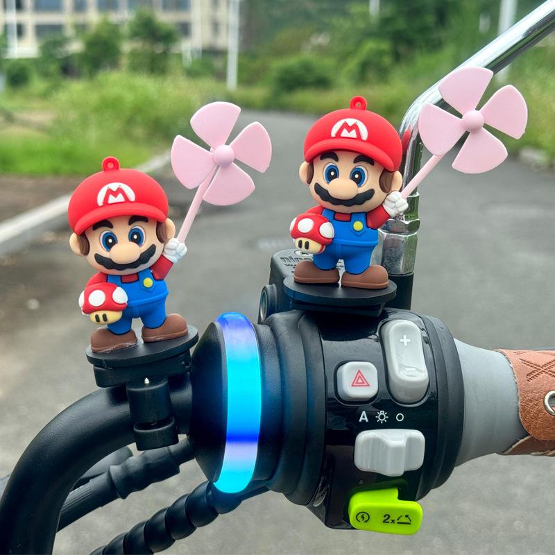 Mary Mario electric vehicle decoration accessories Bicycle motorcycle ...