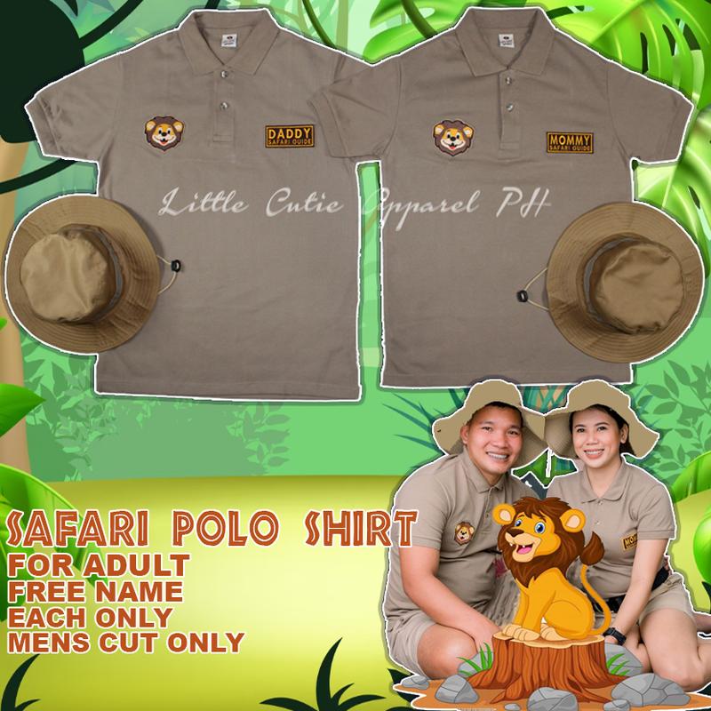 SAFARI GUIDE Polo Shirts for Parents / ADULT (EACH) FREE NAM - TikTok ...
