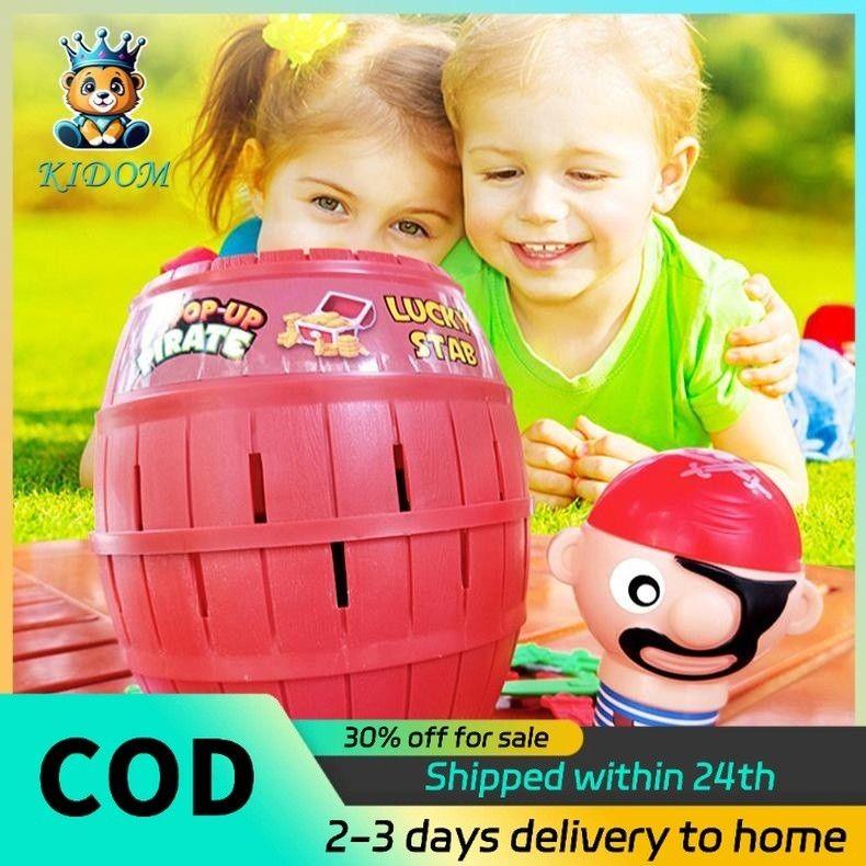 Pirate Bucket Lucky Wheel Game Mini Board Game Parent-Child Interactive ...