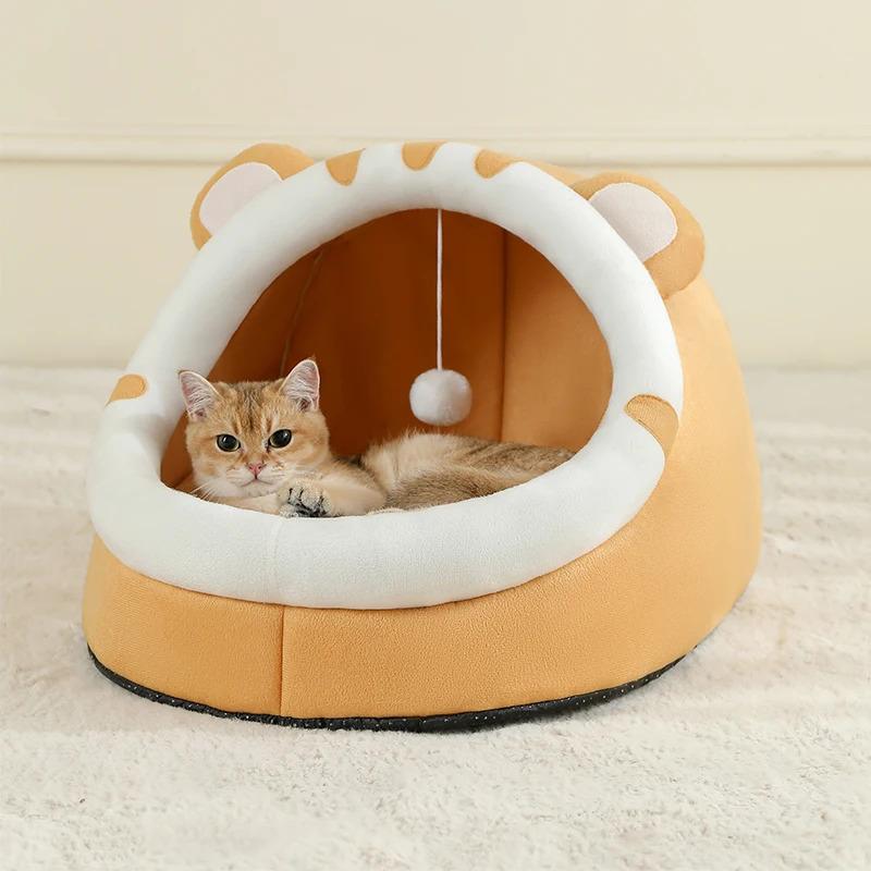 Katil Super Kucing, Rumah Haiwan Peliharaan Hangat, Kusyen Gua - TikTok ...