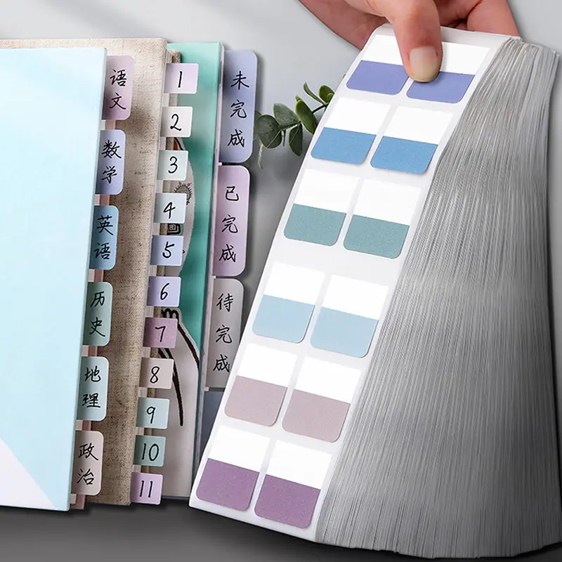 [ZYP]240 pcs Multicolor Sticky Writable Removable Index Tabs Markers ...