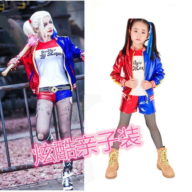 Kostum Cos, Tema Gadis Badut Harley Quinn, Kostum Halloween, - TikTok ...