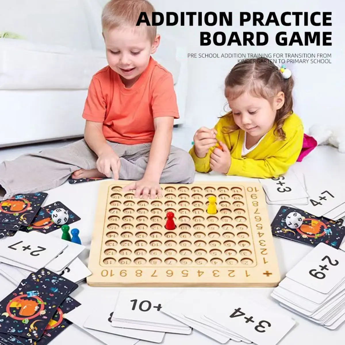 Multiplication Table Learning Board Game for Kids | Montessori-Inspired ...