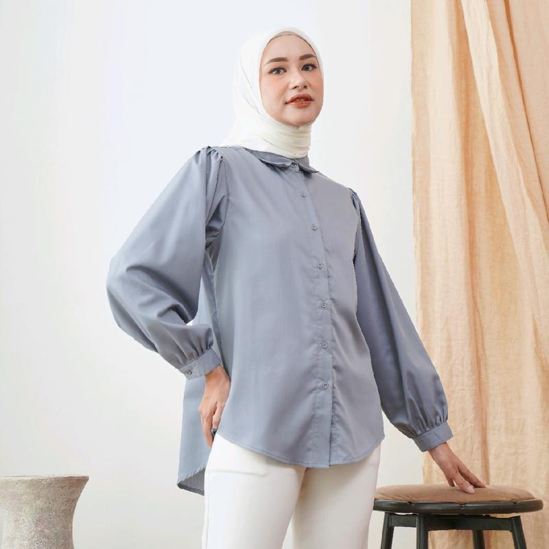 Tamara top basic blouse - Noora Light Official - Shop | Tokopedia