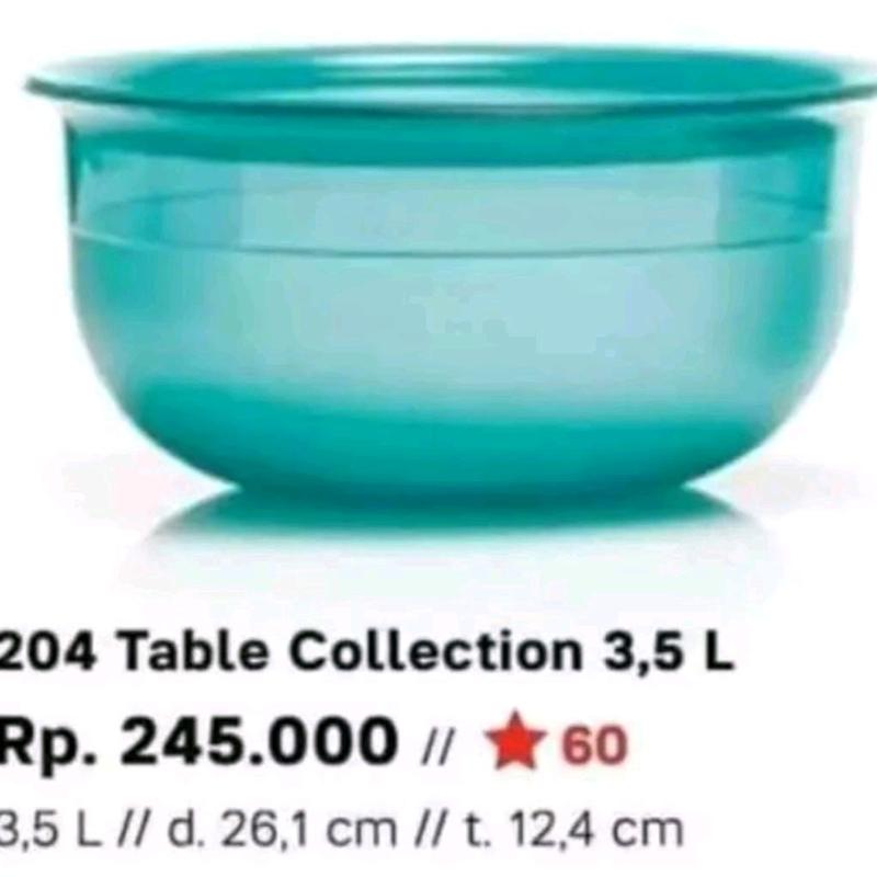 Table Collection 3,5L tupperware - Shop | Tokopedia