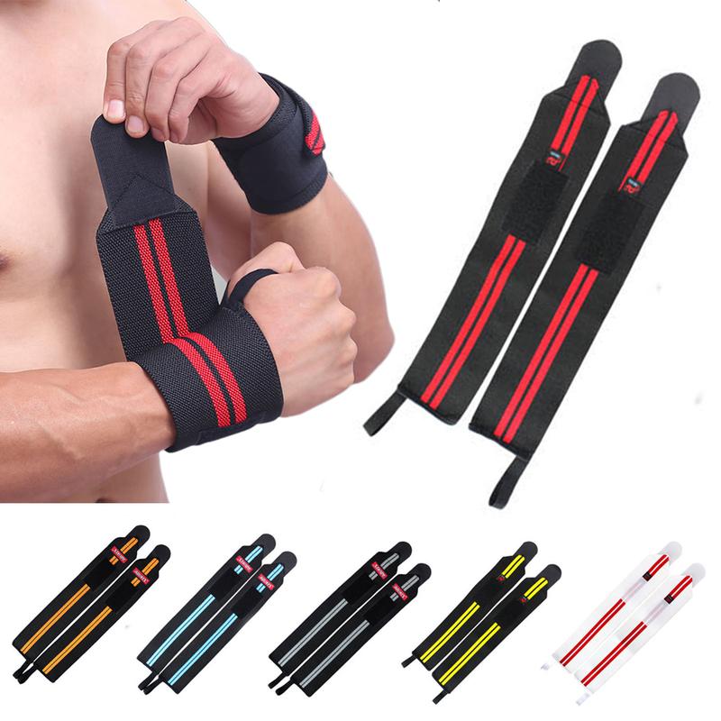 1PCS Wristband Wrist Support Weight Lifting Gym Training Elastic ...