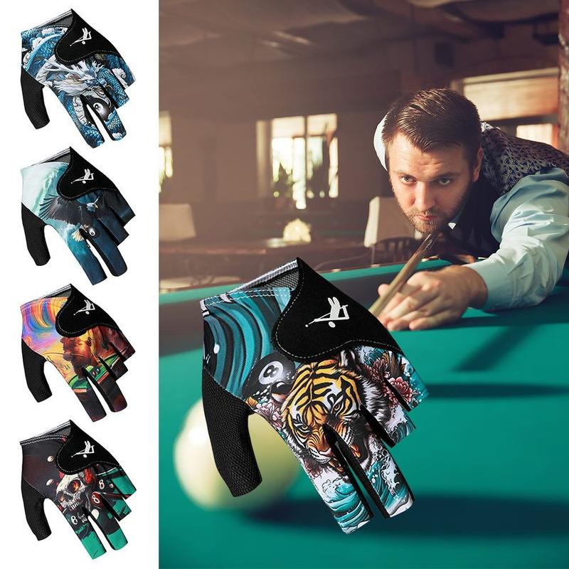 Portable Left Hand Billiards Glove Non Slip Breathable Billiard ...