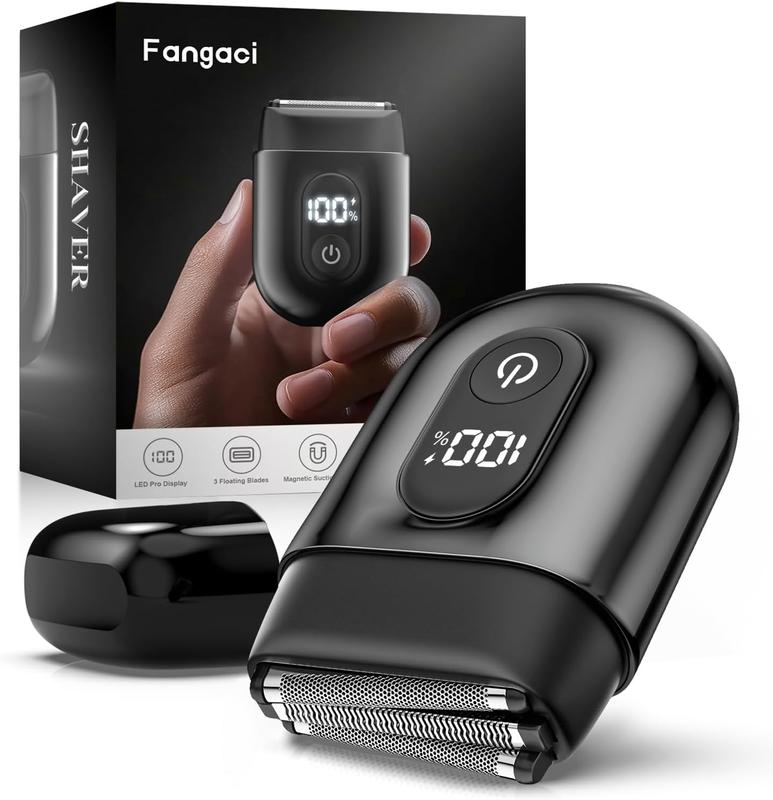Mini Electric Razor, Electric Shaver for Men,Upgraded Foil Shaver ...