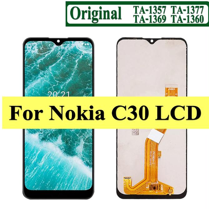 Original For Nokia C30 TA-1357/1377/1369/1360 LCD Display With - TikTok ...