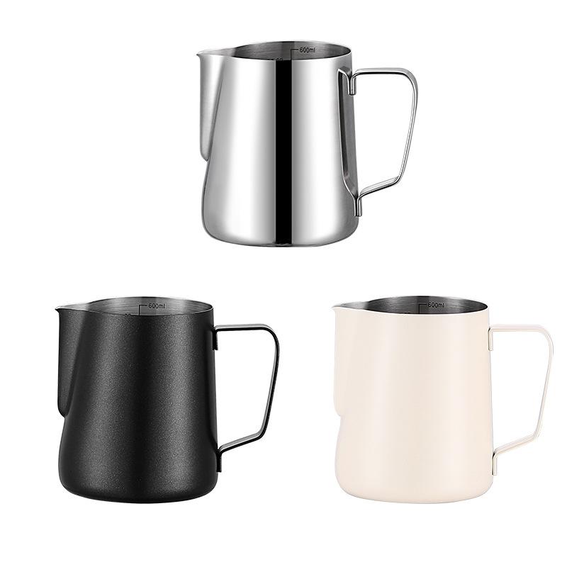 Japanese-Style Stainless Steel Frothing Pitcher Scale Measuring ...