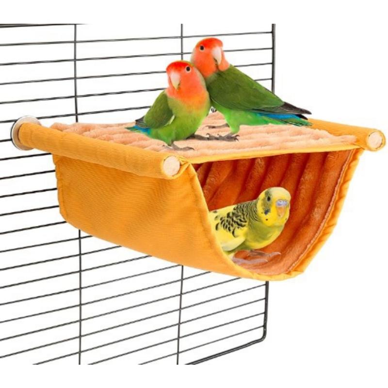 Pet Bird Hamster Nest Cages Warm Washable Hammock Hut Tent Bed - TikTok ...