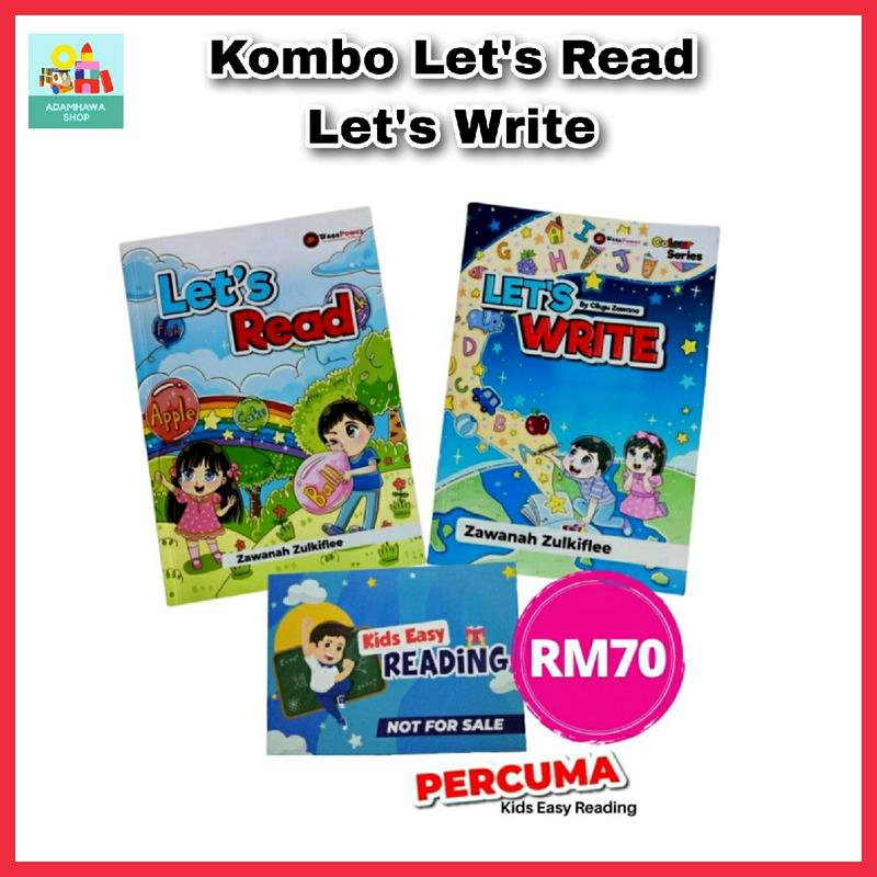 Kombo Let's Read Let's Write | Belajar Membaca | Belajar Menulis ...