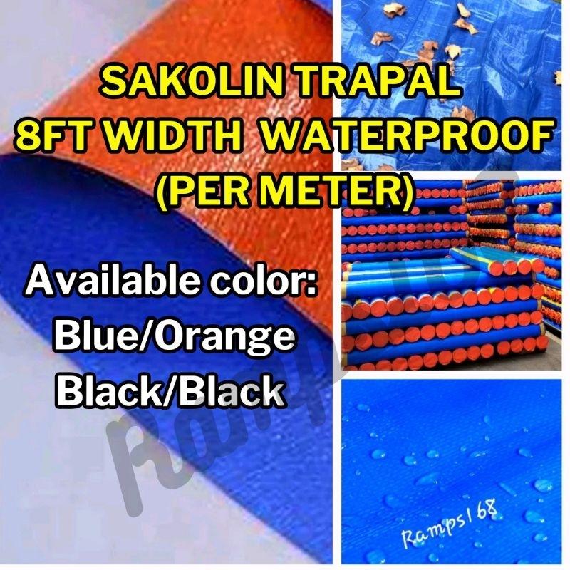 Blue Sack Sakolin Trapal 8FT (PER METER) Black Sack Waterproof - TikTok ...