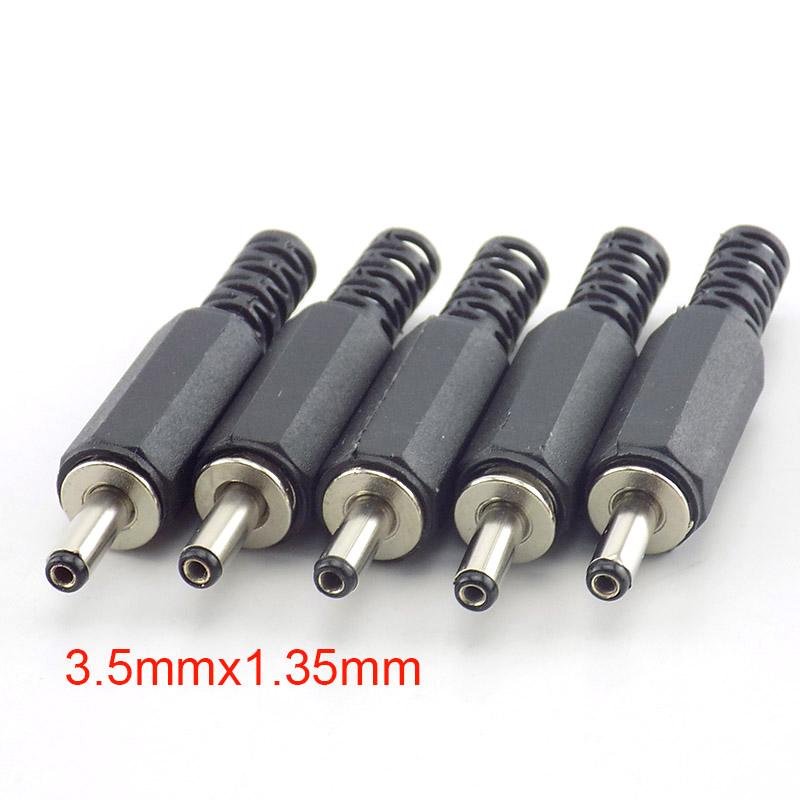 5pcs Adapter 3.5mm*1.35mm DC Male Power Plug Jack Connector - TikTok ...