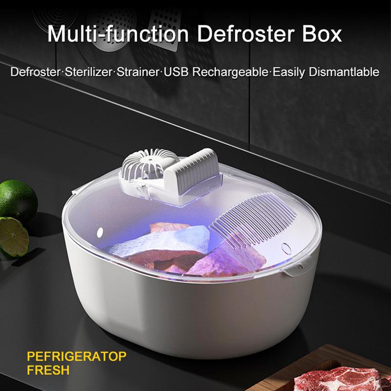 4 in 1 Multi-functional Defroster Box Kitchen Meat Rapid Thawing ...