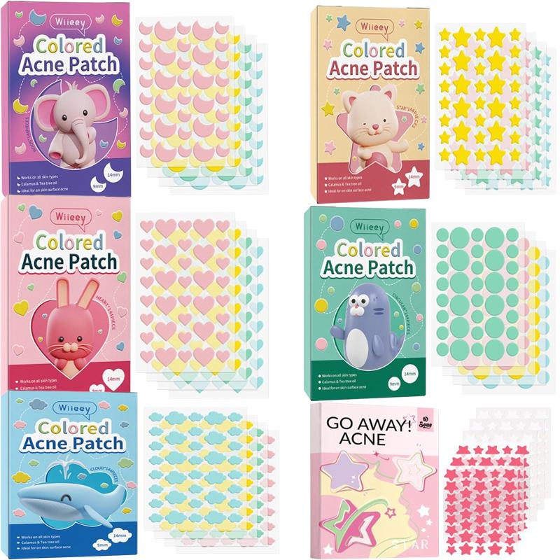 72pcs/144pcs/240pcs Colorful Cute Acne Stickers Stars Clouds - TikTok ...