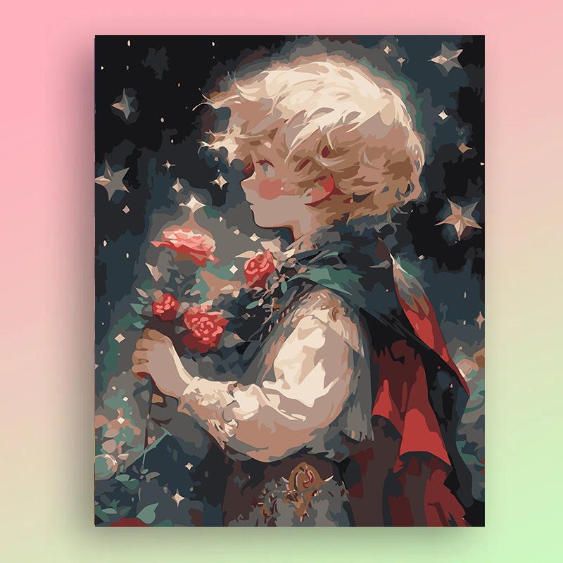 COD digital oil painting diy little prince children's cartoo - TikTok ...
