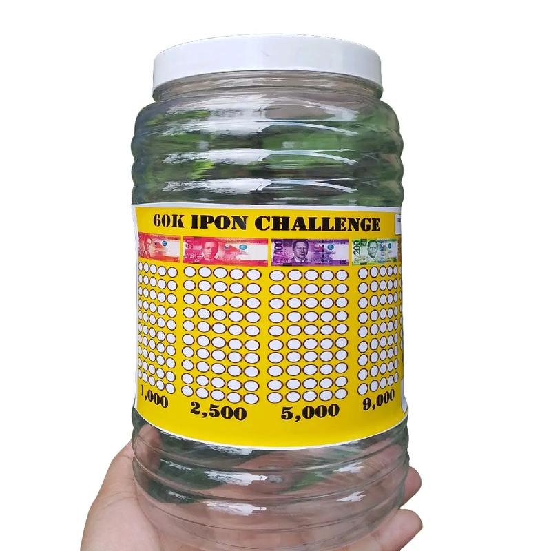 alkansya transparent clear jar 60k if Completed Assorted Color - TikTok ...