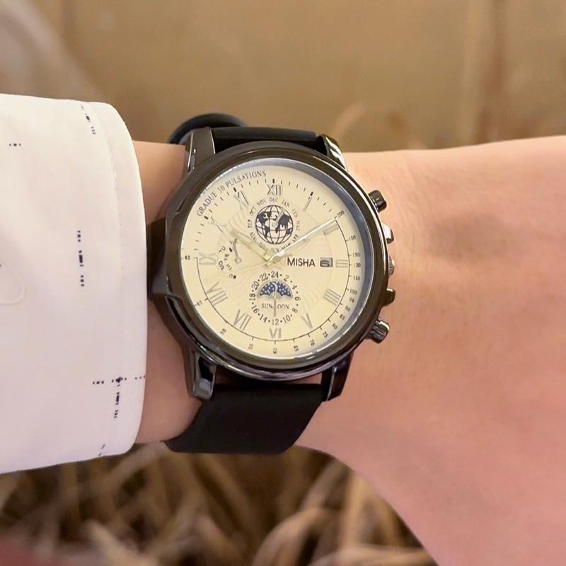 Đồng Hồ Thời Trang Nam MISHA ( Có Lịch Ngày ). Mẫu Trending 2025 - TikTok Shop Vietnam