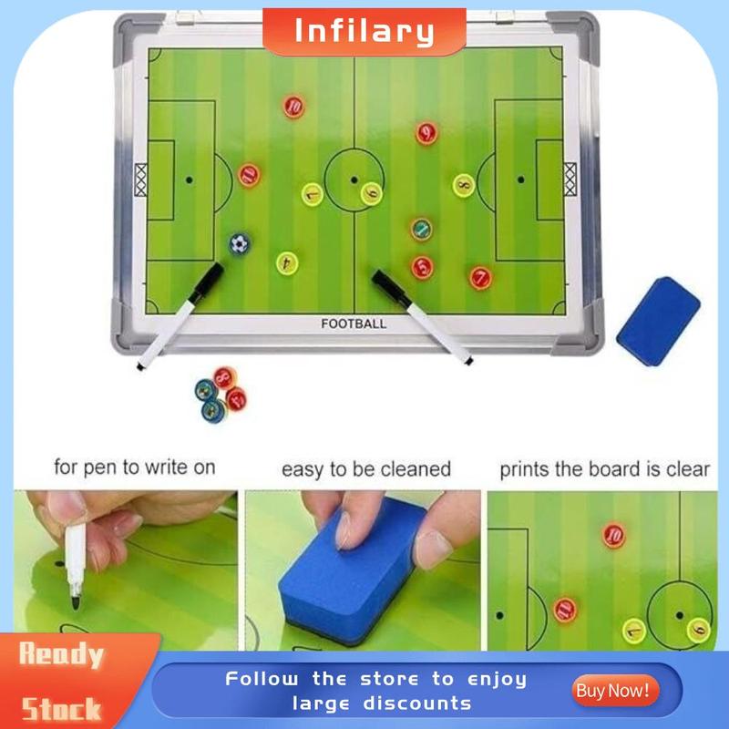 Durable Magnetic Football Tactics Board Double-Sided Design Folding ...