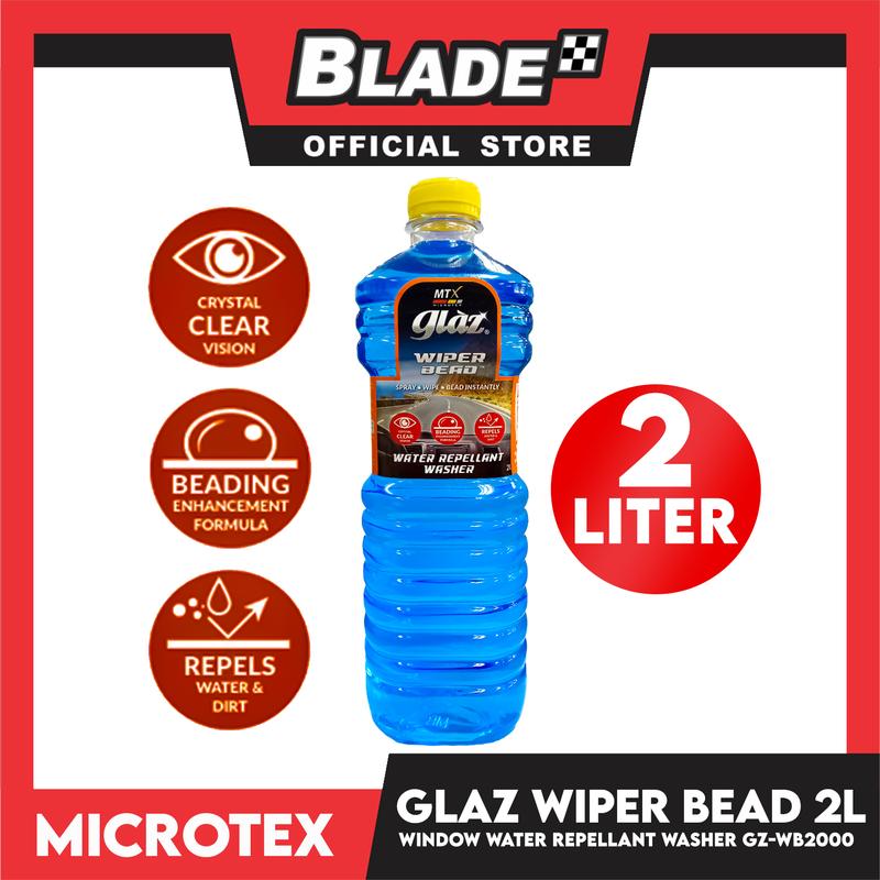 Microtex Glaz Wiper Bead GZ-WB2000 Water Repellant Washer 2Liter - TikTok Shop Philippines