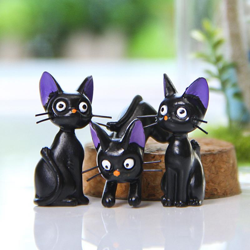 JiJi Figure Cute Miniature Figurine Micro Decor Anime Kiki's - TikTok ...