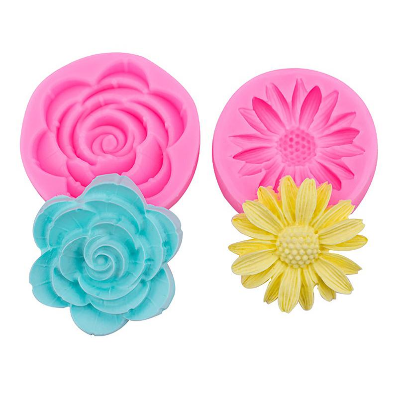 Acuan lilin wangi daisy, dalam Silikon, untuk sabun aromaterapi ...
