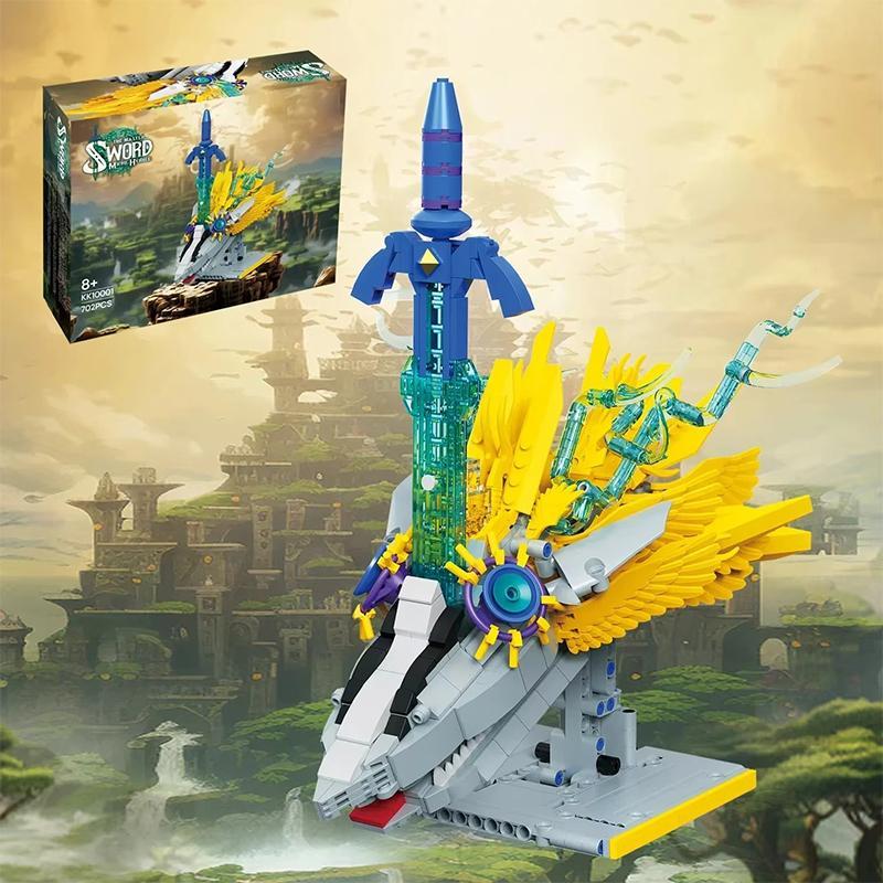 Master Sword Dragon Head Building Blocks, 1 Box Classic Game Scene ...