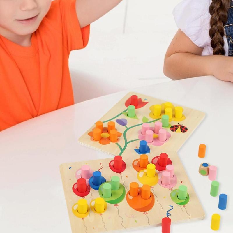 Color Sorting Blocks Early Educational for 1 2 3 Year Old Children ...
