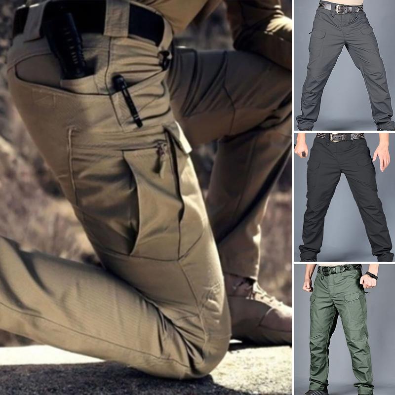 Seluar Luar, Warna Pepejal, Tahan Haus, Zip-up, Kalis Air, Seluar ...